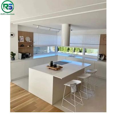 Cina Modern Aluminum Cabinet with Fluorocarbon Spraying And Black Aluminum Cabinet System in vendita