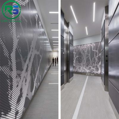 Cina Commercial Aluminum Art Deco Wall Panels Perforated Metal Cladding Facade in vendita