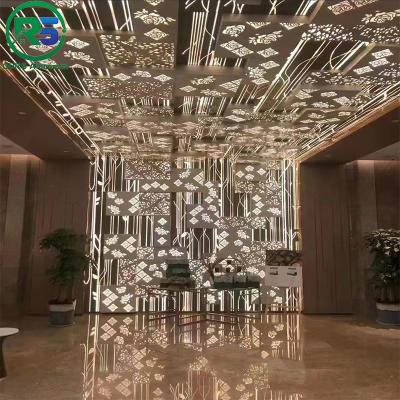 Cina 10 mm pannello di alumini di nido di miele di legno grano di riempimento acustico pannello di legno 4x8 in vendita
