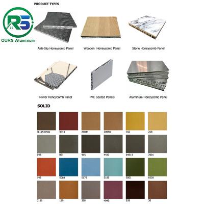 Cina 10mm Aluminum Honeycomb Panel Wood Grain Acoustic Filling Wooden Panel 4x8 in vendita