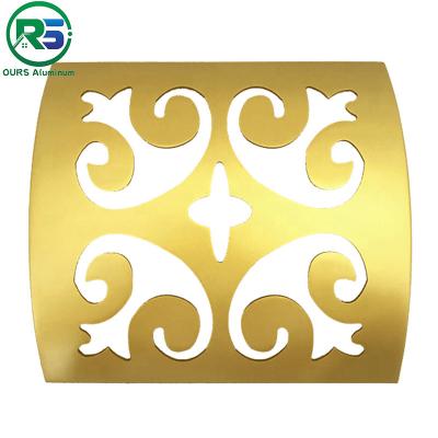 Cina 3D PVDF Aluminum Honeycomb Panel Decorative Building Exterior Wall Tile Tegular in vendita