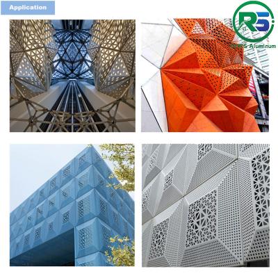 Cina 3D PVDF Aluminum Honeycomb Panel Decorative Building Exterior Wall Tile Tegular in vendita