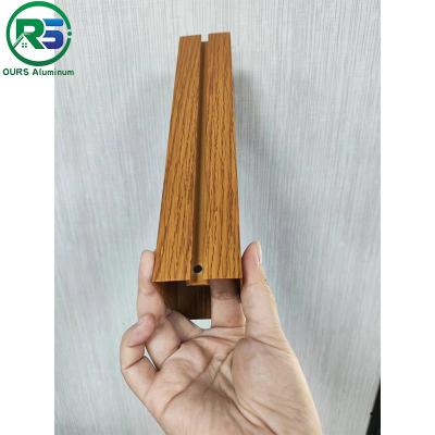 China Interior Aluminum Strip Ceiling 0.6-2.0 Thickness Facade Wall Ceiling Cladding Decorative Marble Grain for sale