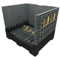 Quality Industrial Stackable Outdoor Storage Shed Collapsible Plastic Pallet Box for sale