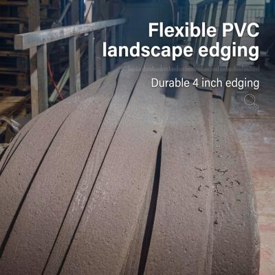 China Weather Resistant Landscaping Garden Edging UV Protected Outdoor Recycled Plastic Lawn for sale