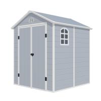 Quality UV Stabilized Plastic Garden Shed 100 Cubic Feet 6ft X 4ft Plastic Shed HDPE for sale