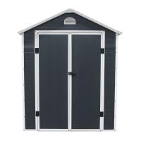 Quality Uv Resistant Plastic Backyard Shed Vents 6x4 Resin Storage Shed For Backyard for sale
