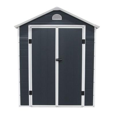 China Uv Resistant Plastic Backyard Shed Vents 6x4 Resin Storage Shed For Backyard for sale