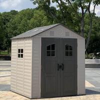 Quality Powder Coated Prefab Plastic Storage Building Outdoor Plastic Storage Containers for sale