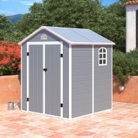 Quality Fixed Window Plastic Garden Shed Garden Building 6.5 Feet Small Plastic Garden for sale