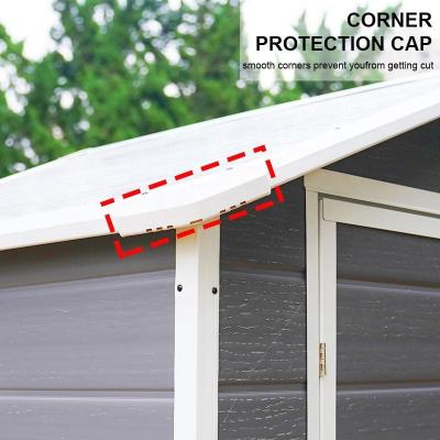 China Secure Plastic Garden Storage Box 6X4X6.5Ft Outdoor Plastic Storage Shed for sale