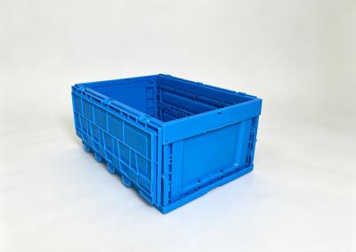 China Heavy-Duty 600x400mm Foldable Logistics Bin for Automotive Parts Storage Crate for sale