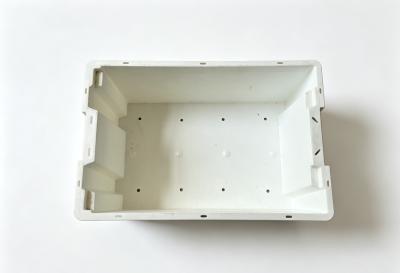 China YF6430 Industrial Foldable Crate with 50mm Collapsed Profile, Industrial-Grade PP, and Ventilated Mesh Walls for Efficient Logistics for sale