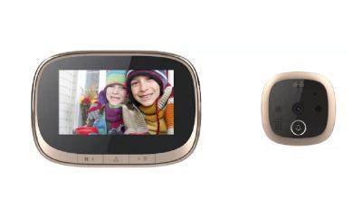 China Campainha video ativada movimento do Peephole da câmera de TFT LCD de 4,3 polegadas com botão da chamada à venda