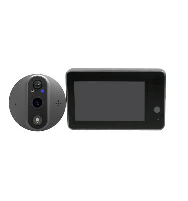 China Diâmetro video da campainha HD CMOS 2MP Pixel 46mm do Peephole do sensor de movimento à venda