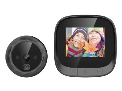 China câmera video do olho de porta do Peephole da campainha do visor da porta de Digitas do Peephole 2.4inch para a casa à venda