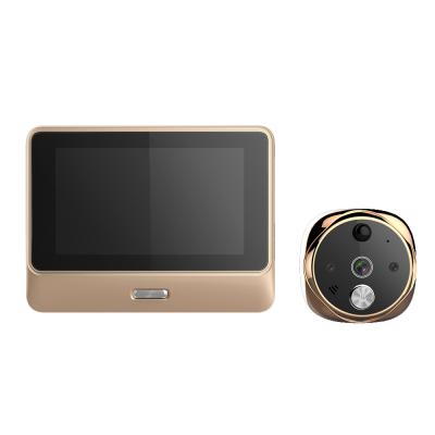 China visor video da porta da campainha do Peephole de 5inch Smart WiFi com apoio Tuya APP do botão da chamada com detecção de movimento à venda
