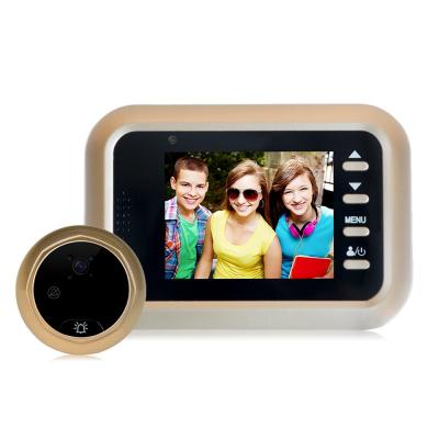 China câmera video do olho de porta do Peephole da campainha do visor da porta de Digitas do Peephole 2.4inch para a casa à venda