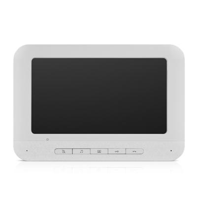 China 7 duimlcd Overdracht 4 Systeem van de Draad het Videointercom gelijkstroom 15V CMOS Ring Door View Cam Te koop