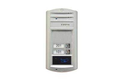 China Aluminium Alloy 4 Wire Video Intercom System Voice Doorbell Password Unlock for sale