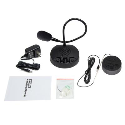 China ROHS Interphone Window Intercom System For Talk Through Glass Counter Service for sale