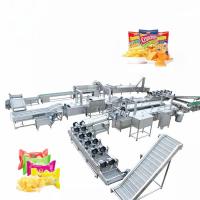 China Automatic Potato Chips Making Machine 380V 15KW Small Scale Food Processing Line for sale