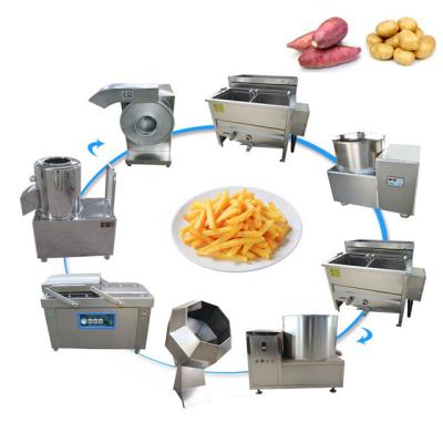 Cina Linea di produzione congelata delle patate fritte delle patatine fritte automatica per il negozio dell'alimento in vendita