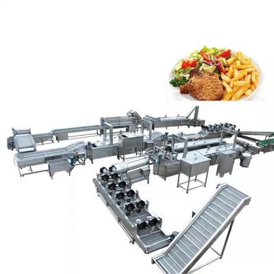 Cina Linea di produzione congelata delle patatine fritte delle patatine fritte alta efficienza automatica in vendita