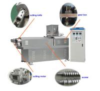 China Automatic Extruded Corn Puff Production Line 100-500kg/h Capacity with 380V Power and Stainless Steel Construction for sale