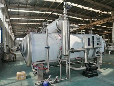 Cina Autoclave della storta dell'industria alimentare dello sterilizzatore della storta dello spruzzo d'acqua del vapore dell'acciaio inossidabile 304 in vendita