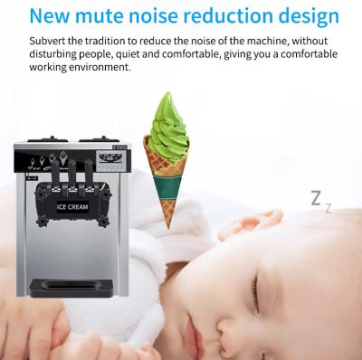 China Ice Cream Machine R22 Factory Supply Making Commercial Home 25L H Frozen Marketing Steel Key Stainless Power Engine Milk Food for sale