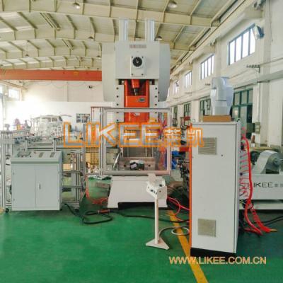 China Full automatic aluminum foil food dishes making machine  punching machine  with high quality for sale