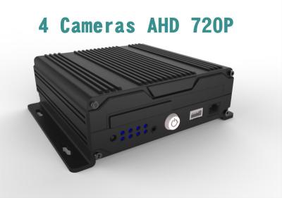 중국 AHD 720p 해결책에 있는 이동할 수 있는 차량 DVR 4 사진기는 선택 3G 4G GPS WIFI를 지원합니다 판매용