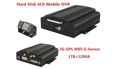 중국 H.264 4Ch HDD GPS 차량 3G 이동할 수 있는 DVR Wi-Fi 이동할 수 있는 디지털 방식으로 비디오 녹화기 판매용
