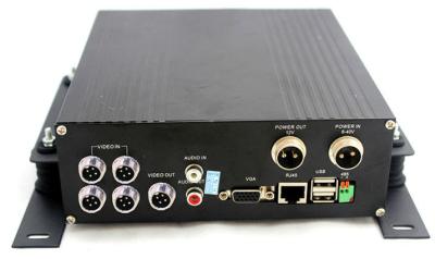 중국 HDD 이동할 수 있는 DVR 기본적인 모형 4 Ch D1 RJ45 안정되어 있는 RS485 연결 4CH 3G는 버스 차 트랙터 택시를 위한 카드 안전을 체중을 줄입니다 판매용