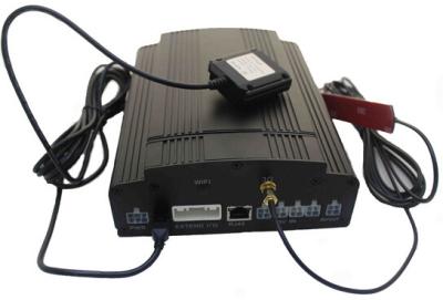 China Multi - function Automobile Security Camera System SD Card Mobile DVR 4CH H.264 Stable for sale