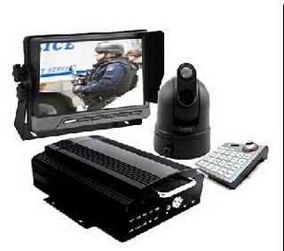 China Multi - function Automobile Security Camera System SD Card Mobile DVR 4CH H.264 Stable for sale