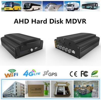 중국 4CH 지원 4 사진기, SD 카드 + HDD 학교 버스 HD 4g AHD 이동할 수 있는 DVR 판매용