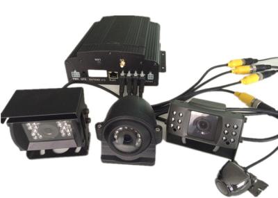 China GPS Tracking 4G Wifi Vehicle Security Camera System 4 Channel D1 Car DVR Camera for sale