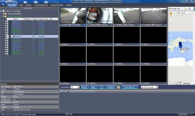 Cina Veicolo mobile DVR 3G/4G/WIFI dell'interfaccia di rete adattabile di auto di H.264 RS232 RJ45 10m/100M in vendita