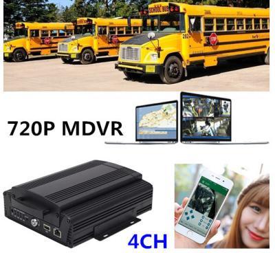 Cina Ethernet mobile di Manica DVR RJ45 di 720P 5W NTSC 4 per lo scuolabus in vendita