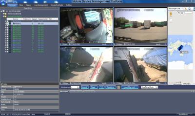 China WIFI GPS 3G Mobile Vehicle DVR Recorder 4 Channel HD Map Tracking for sale