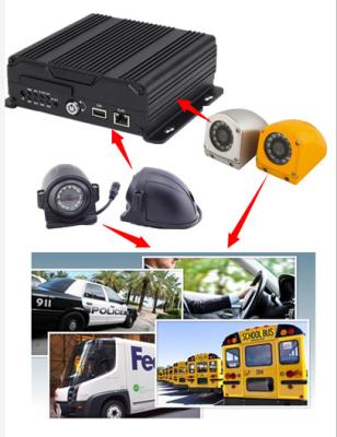 중국 4CH 720P AHD는 이동할 수 있는 차량 DVR 지원 4/3G 와이파이를 GPS Funtion의 이중 SD 카드 입력했습니다 판매용