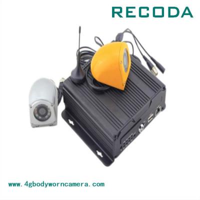 중국 720P AHD SD 카드를 가진 이동할 수 있는 차량 DVR 4CH 와이파이 자동 다운로드 반대로 충격 판매용