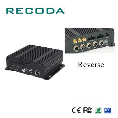 중국 720P 이동할 수 있는 차량 DVR 잡종 사진기는 파일 형식 SD 카드 4CH AHD 입력 H.264 이중으로 합니다 판매용