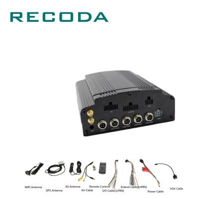 중국 5W 4G는 살아 하드 디스크 이동할 수 있는 차량 DVR 지원 G 감지기 GPS/와이파이를 흐르 판매용