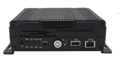 중국 이중 SD 카드 이동할 수 있는 차량 DVR 4Ch 1080P H.264 영상 압축 높은 충격 증거 판매용