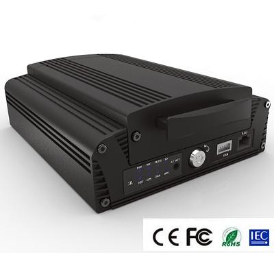 중국 하드 디스크 모형 이동할 수 있는 차량 DVR 4Ch 720P SSD 카드 지원 4G/와이파이 살아있는 전망 판매용