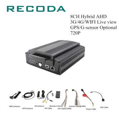 Cina il videoregistratore 4G/WIFI di Dvr dell'automobile di 8Ch 720P vive vista per il sistema di sorveglianza del veicolo in vendita