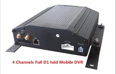 중국 디지털 방식으로 비디오 녹화기 4Ch 가득 차있는 D1 HDD & SD 카드 차 이동할 수 있는 DVR 지원 GPS 3G/WIFI 판매용